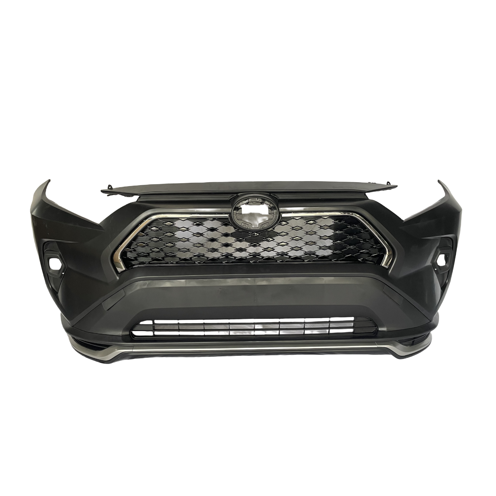Front Bumper Cover Grille Assembly W/O Sensor Hole For Toyota Rav4 201 ...